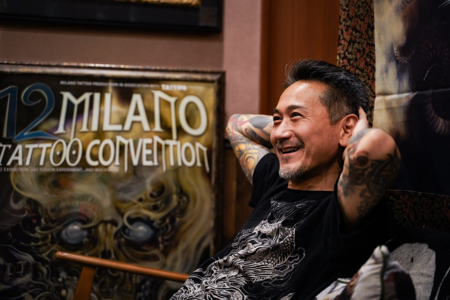 Yellow Blaze Tattoo SHIGE | GAIN magazine